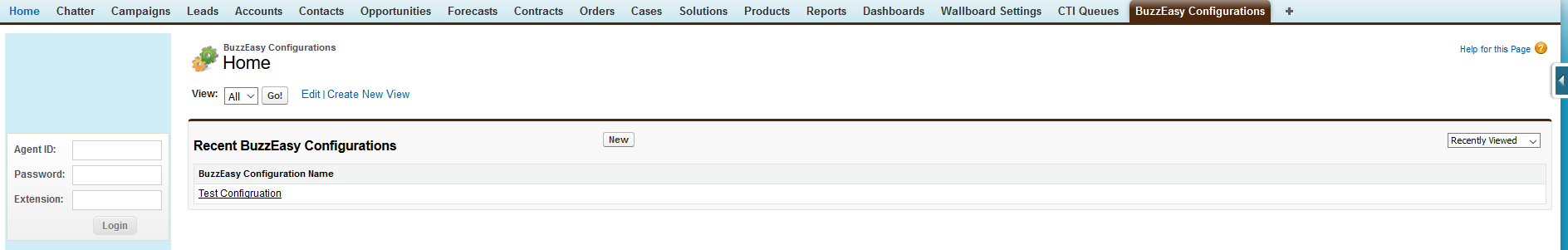 Buzzeasy Configuration - Desktop Connect for Salesforce | Geomant Documentation
