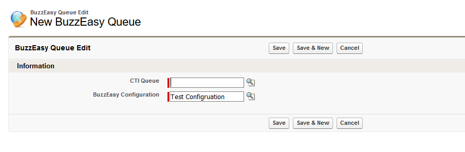 Buzzeasy Configuration - Desktop Connect for Salesforce | Geomant Documentation